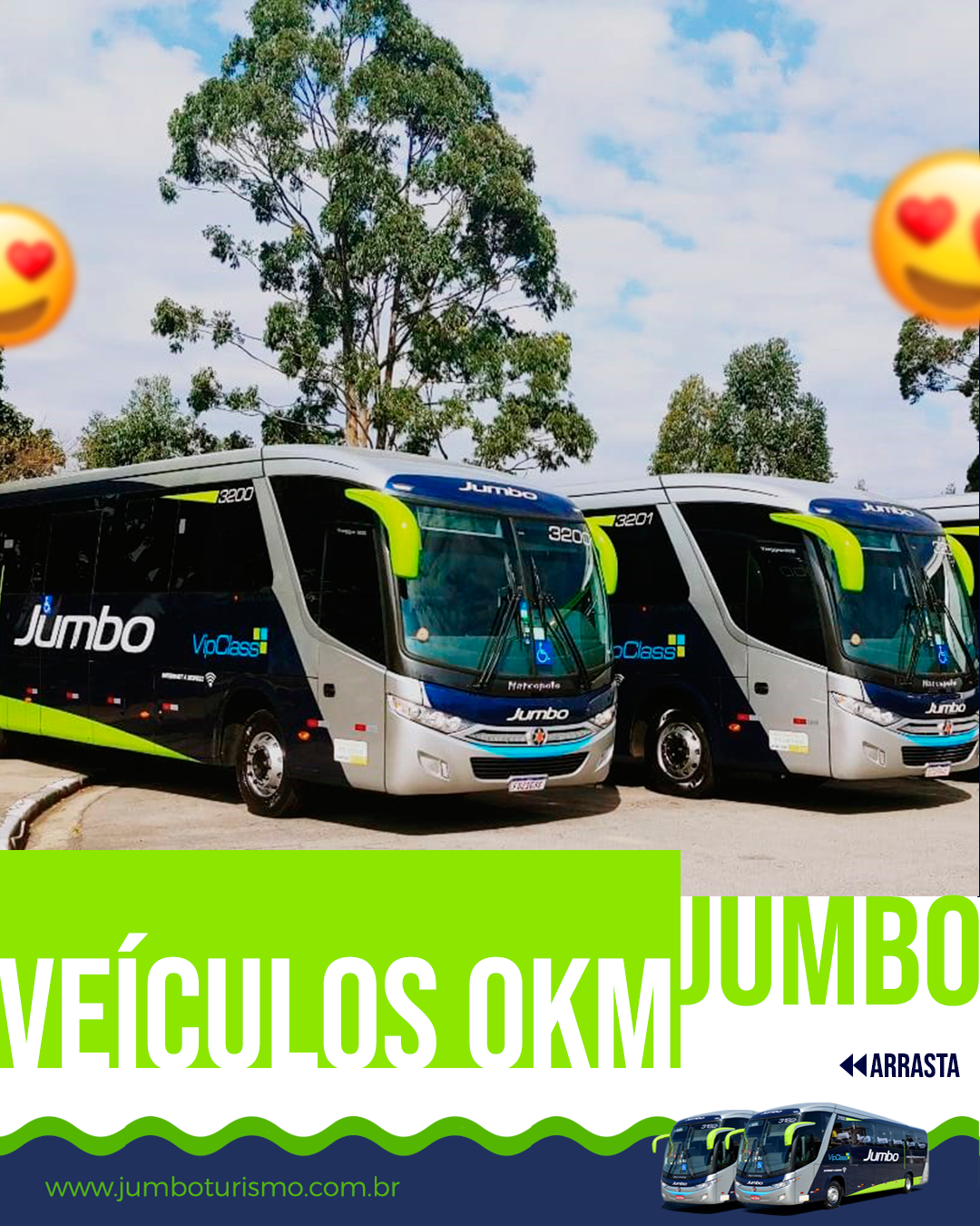 Novas aquisições das Jumbo! - Jumbo Turismo